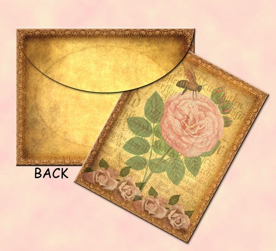 RoSE Primitive Art Note Cards w/ Envelope Template-4x5.25 - INSTaNT ...