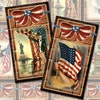Patriotic Americana-vintage Art Tags/labels-three Cheers for the Red ...
