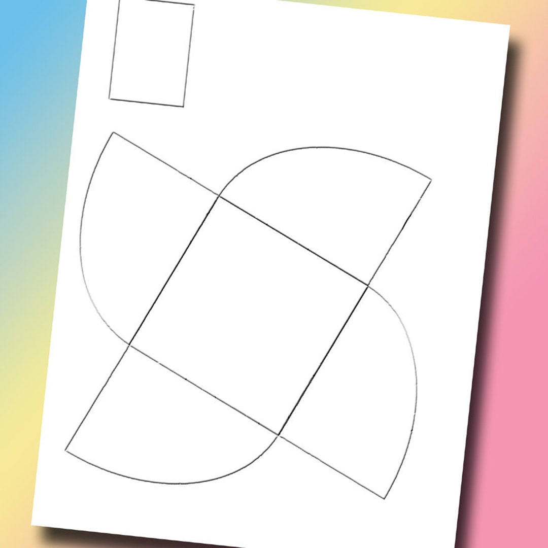 Gift/favor Box Template - Instant Download -printable JPG Digital File ...