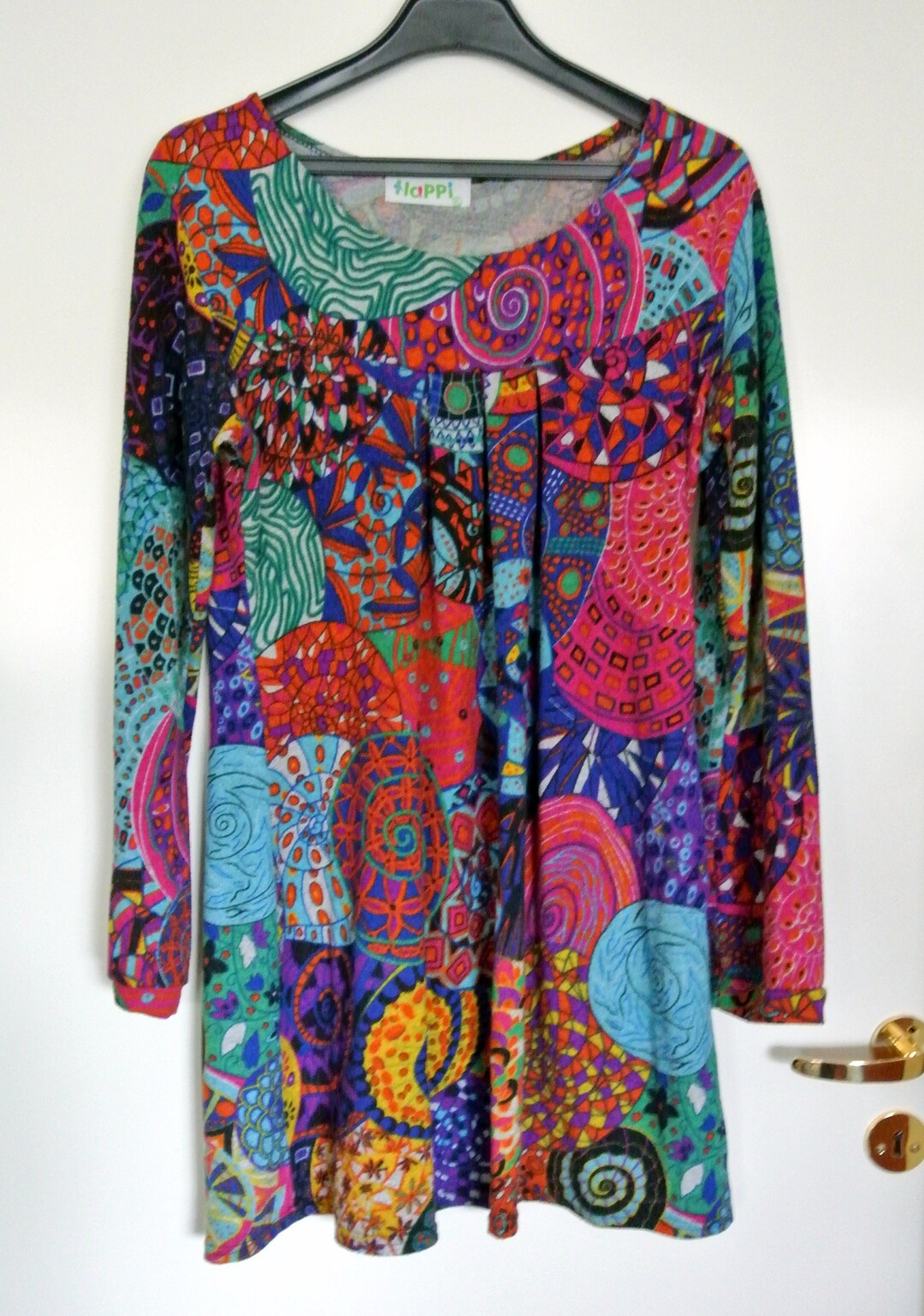 Retro Vintage 1990s Swedish HAPPI Design Women Polyester/ Spandex Short ...