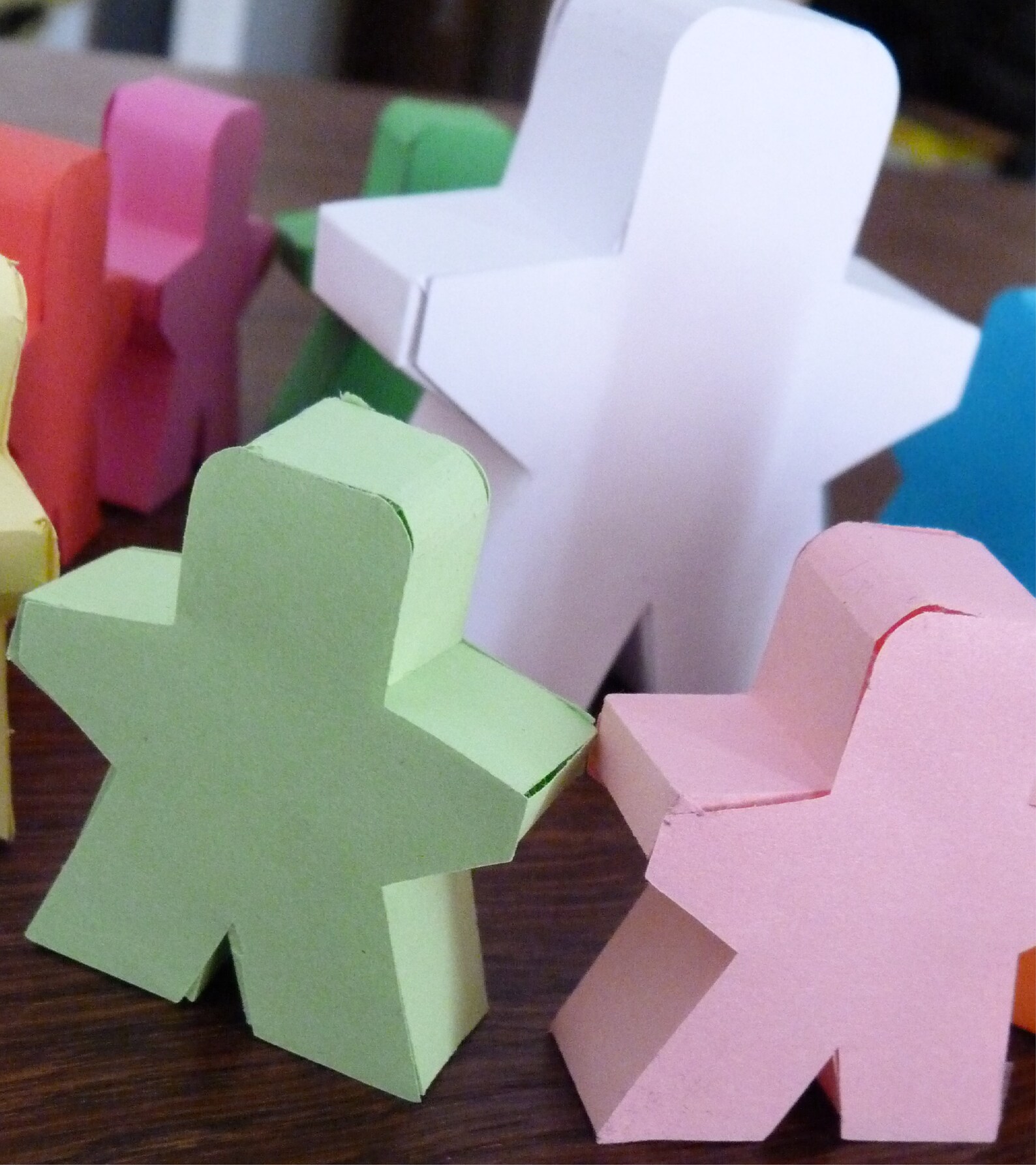 Papercraft Model 3D Meeple Sculpture, Decoration for Board Games, Role ...