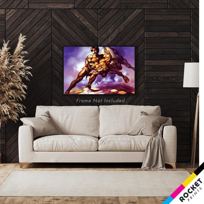 White Goodman Taking the Bull by the Horns Poster - Etsy