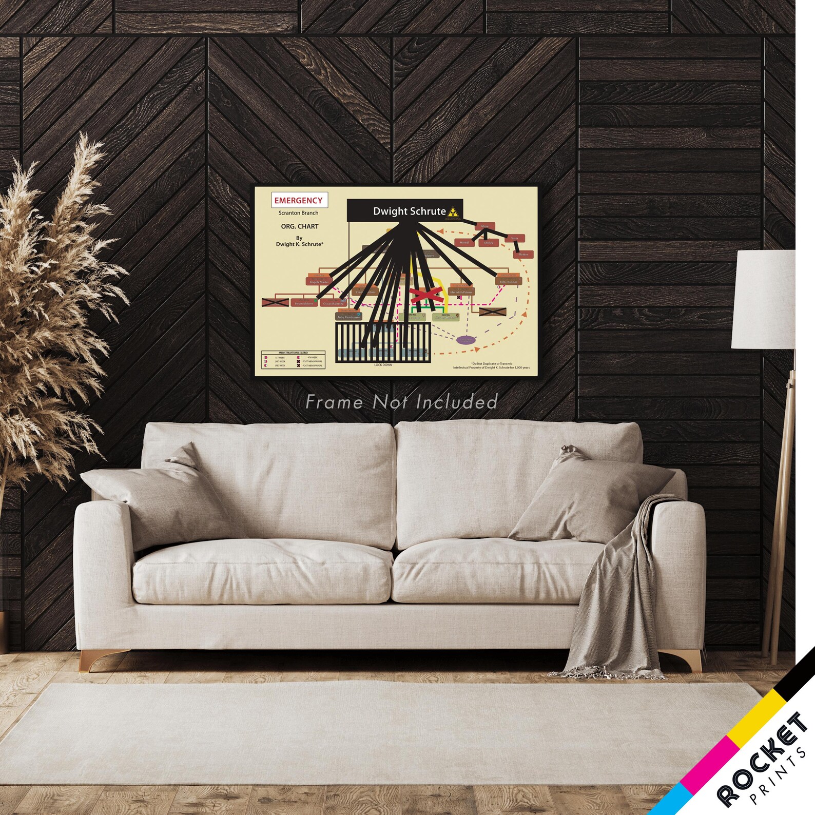 Dunder Mifflin Emergency Disaster Mode Org. Chart by Dwight K. Schrute ...