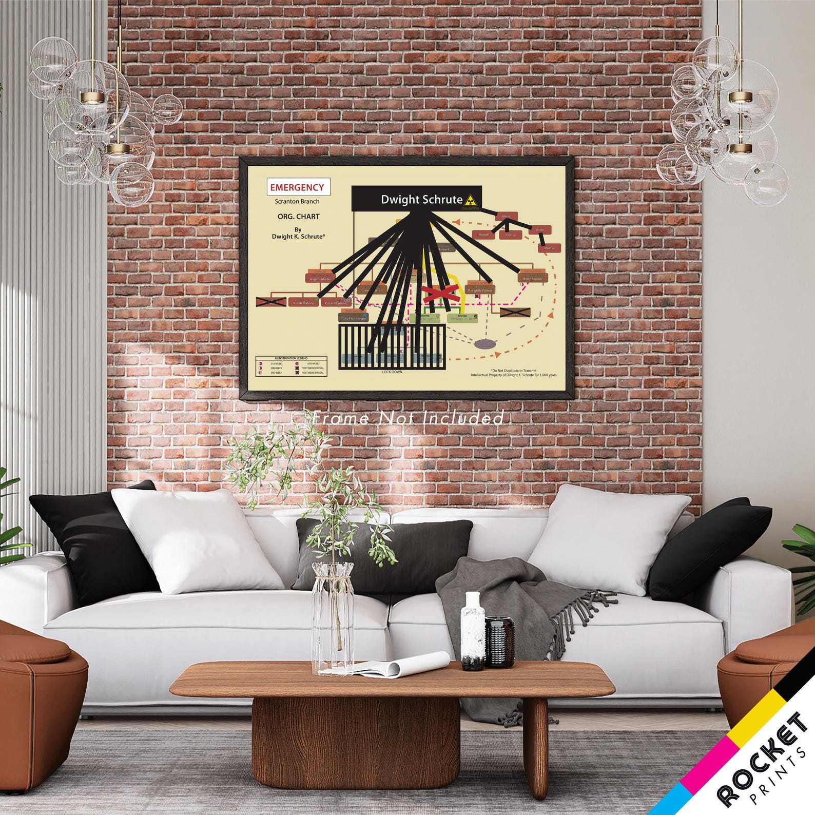 Dunder Mifflin Emergency Disaster Mode Org. Chart by Dwight K. Schrute ...