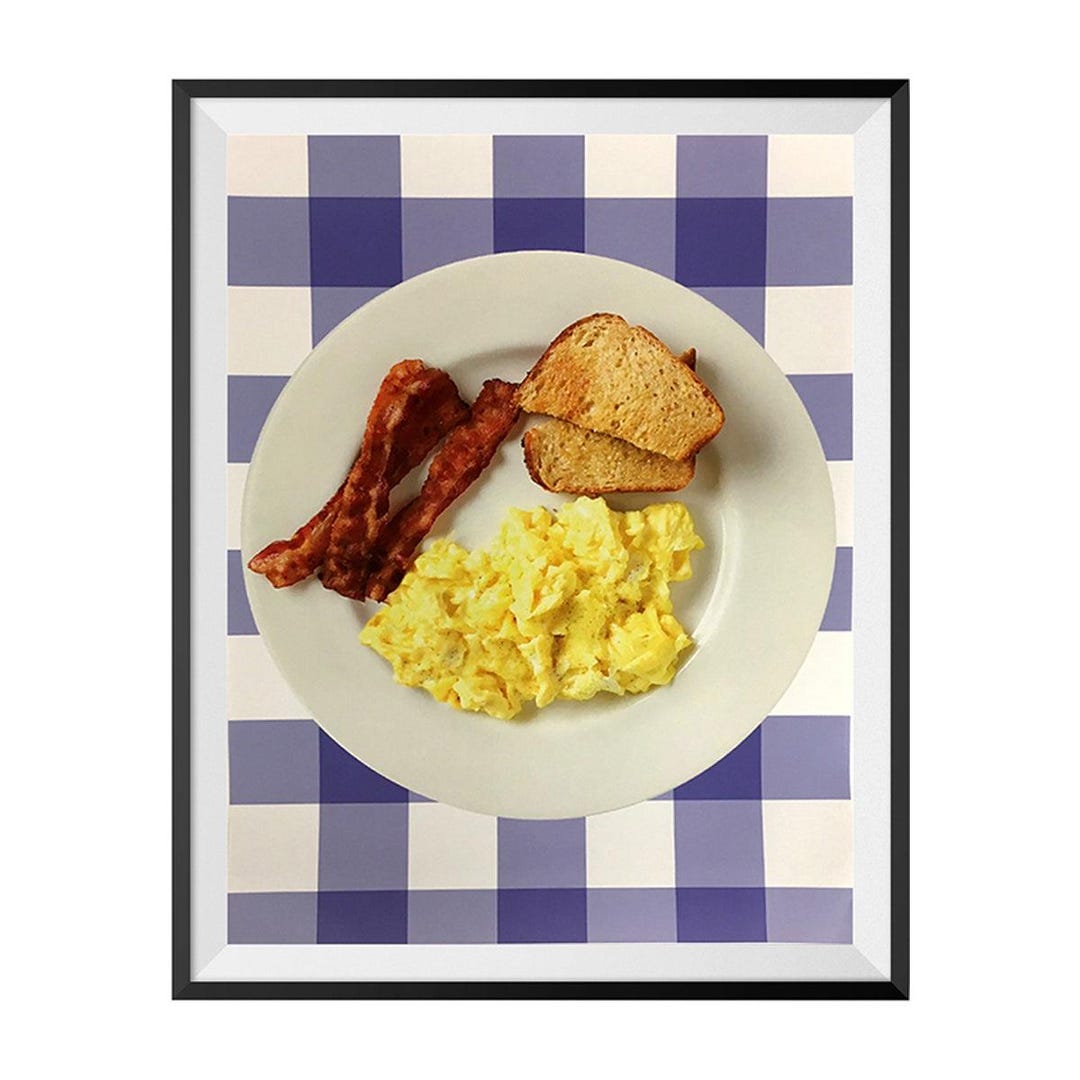 Breakfast Ron Swanson Office Poster Print - Etsy
