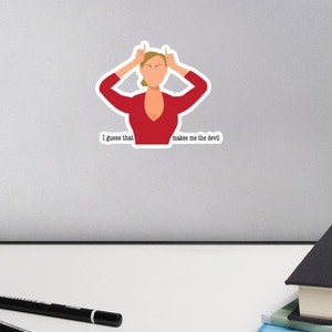 The Office Characters Stickers Funny TV Series Kiss Cut Sticker - Etsy