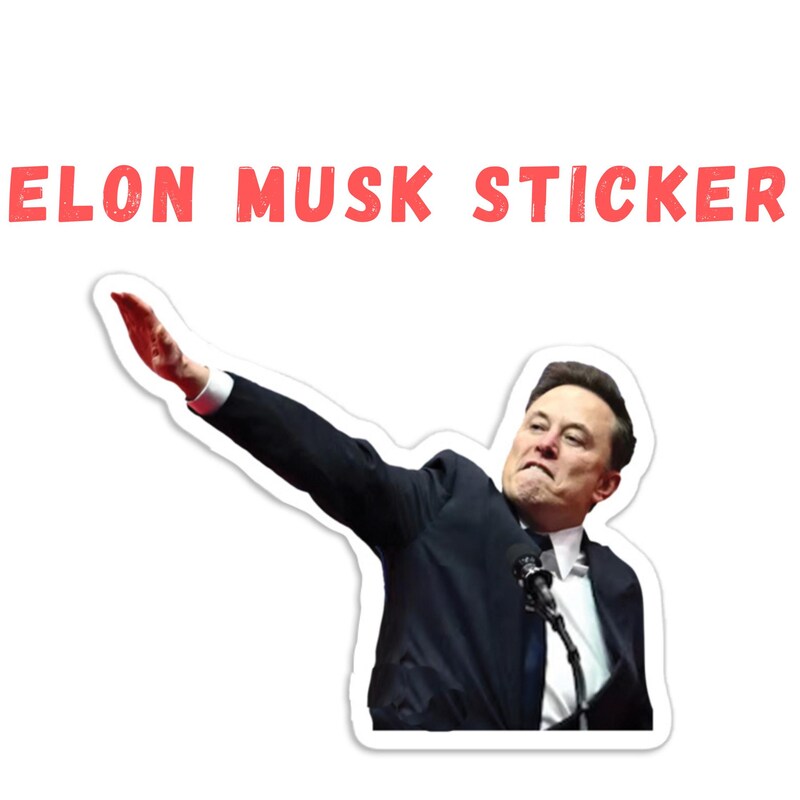 Elon Musk Sticker - Etsy