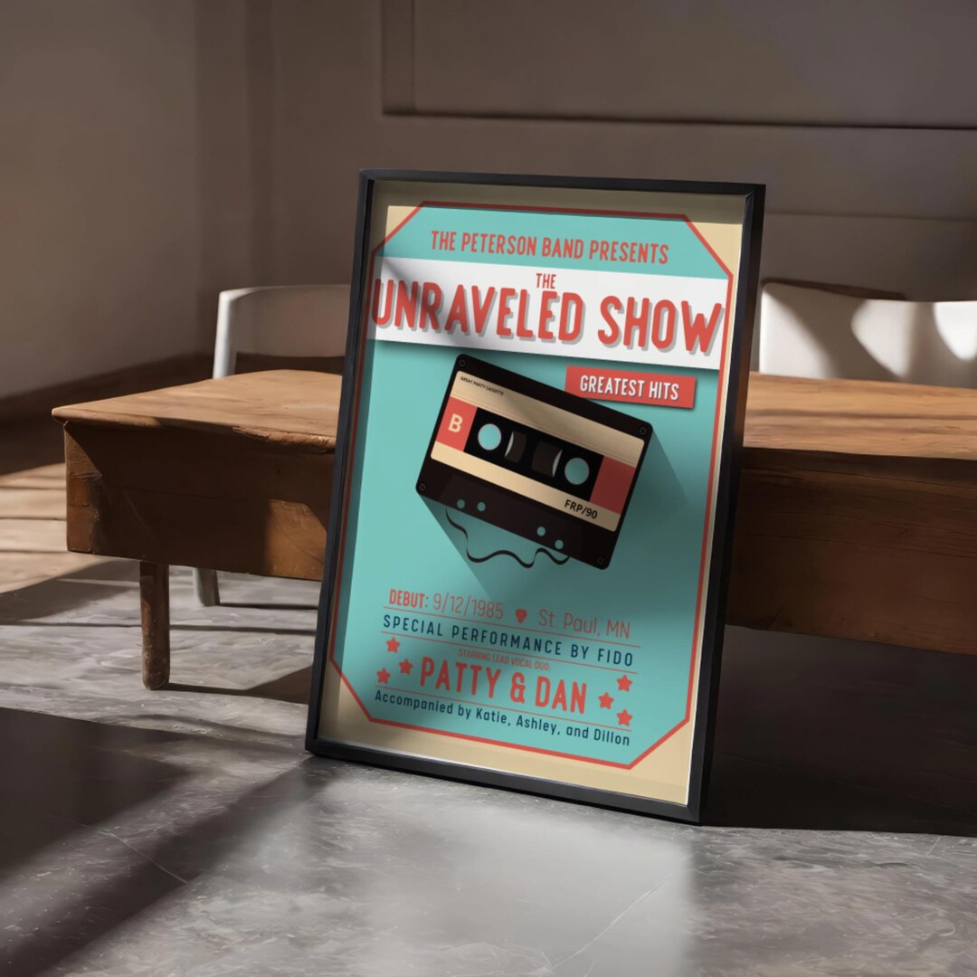 Personalized Family Mixtape Poster: Custom Song List Art Print - Etsy