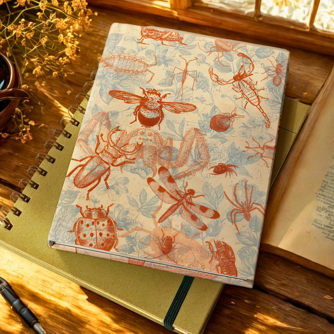 Entomology Journal | Vintage Bug Illustration Notebook | Insect ...