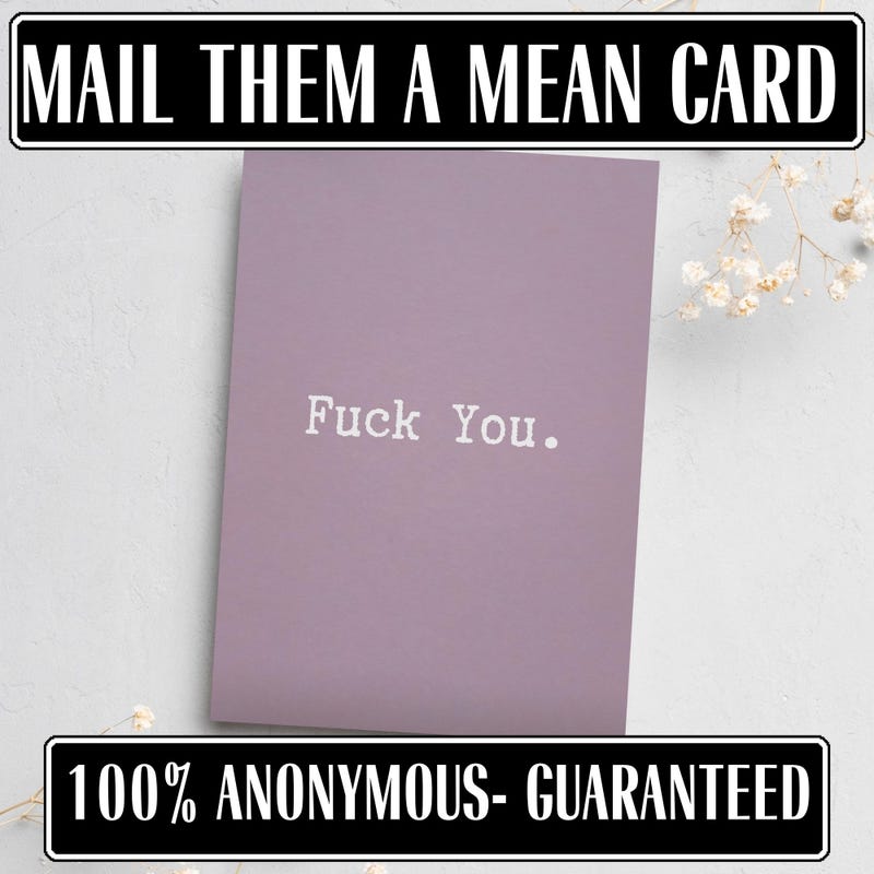 Mean Cards - Etsy