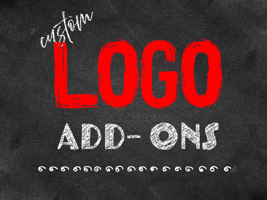 Logo Add-ons - Etsy
