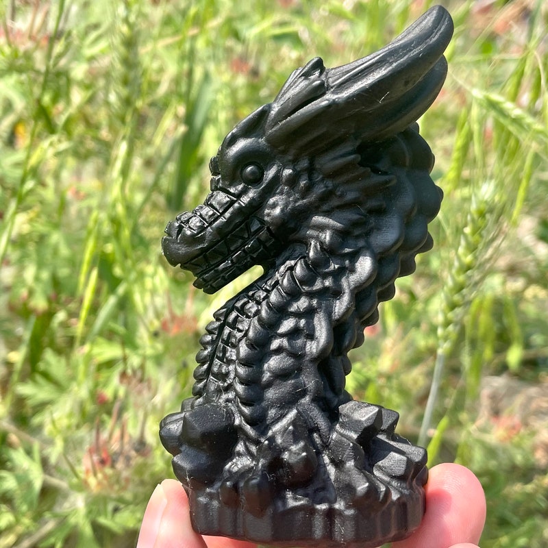 Dragon Crystal Skull - Etsy