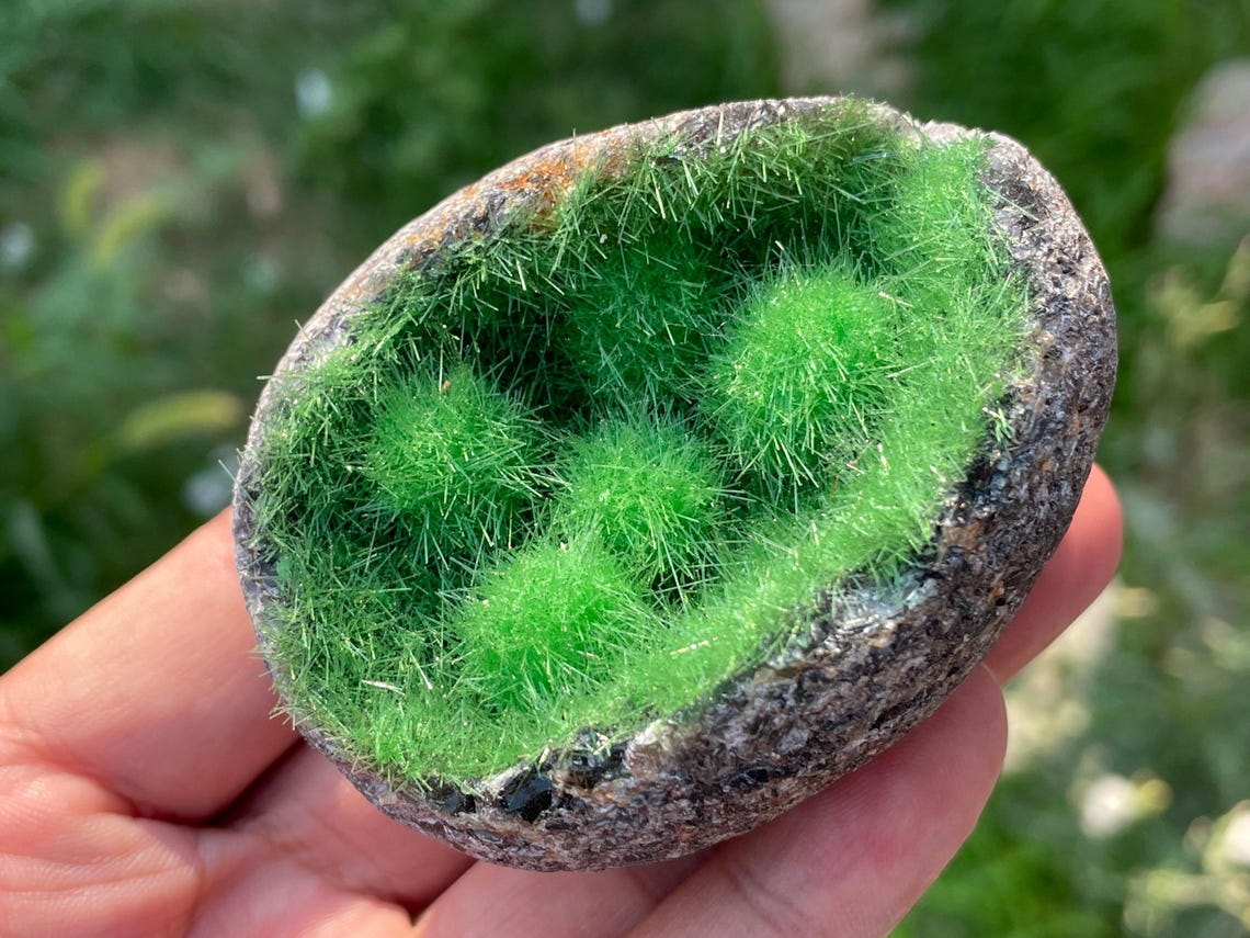 Meteorite Specimen, Green Copper Ore, Quartz Crystal Cluster, Home ...