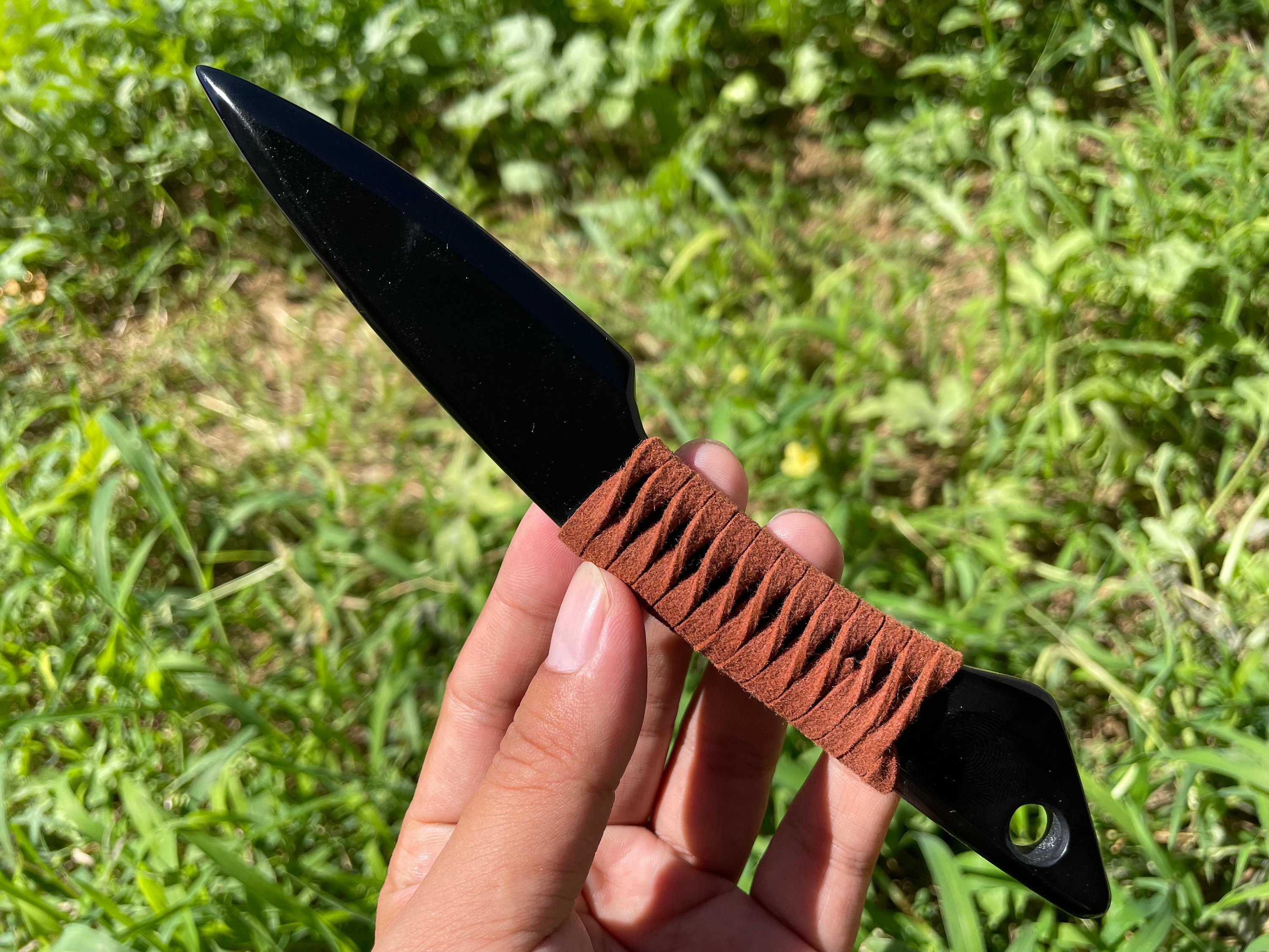 Natural Obsidian Dagger: Hand Carved Crystal Knife, Home Decor, Energy ...
