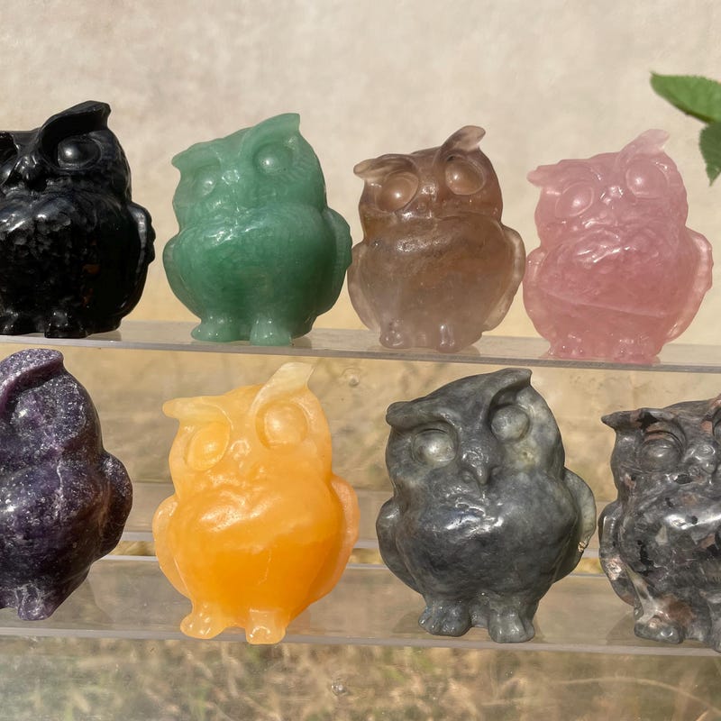 Crystal Owl - Etsy