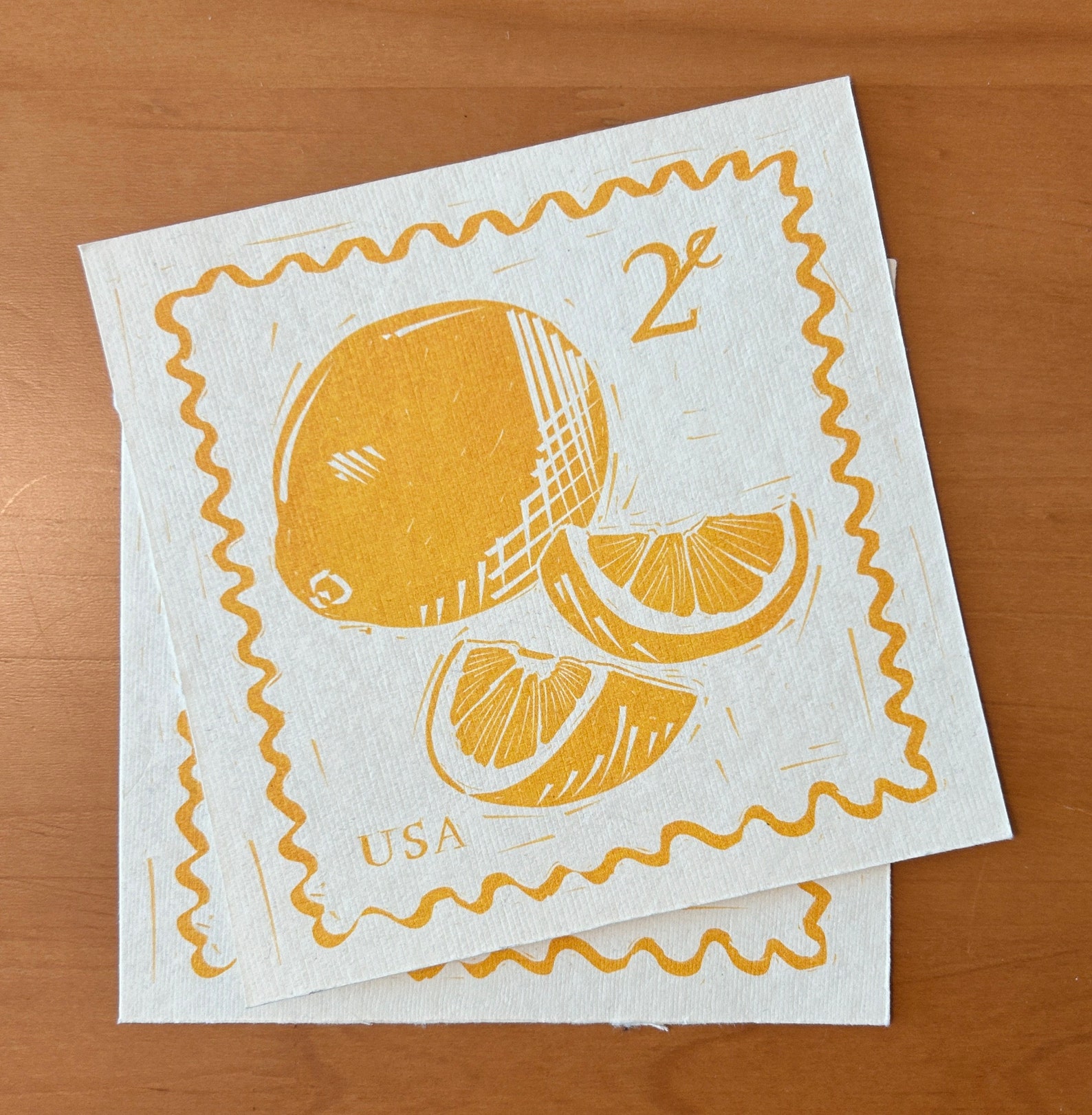 Lemon Postage Print - Etsy