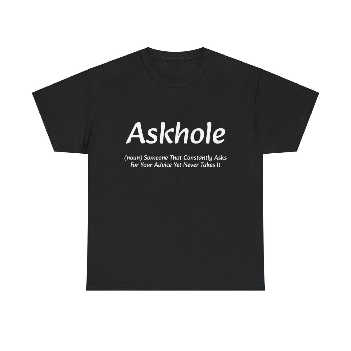 Askhole Definition Tee - Etsy