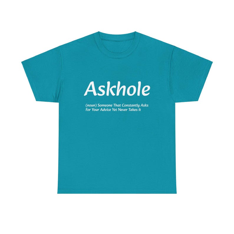 Askhole Definition Tee - Etsy