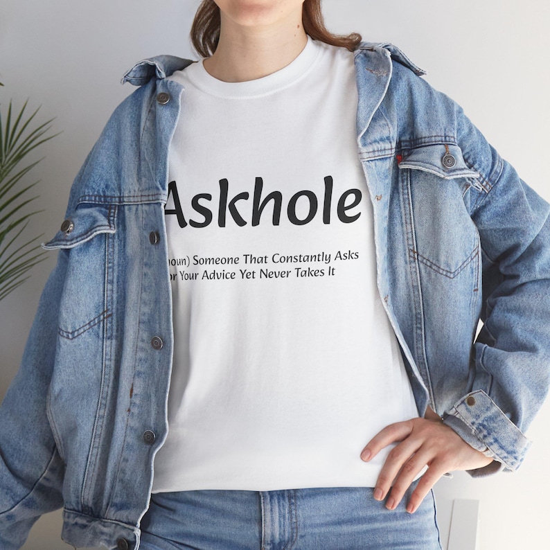 Askhole Definition Tee - Etsy