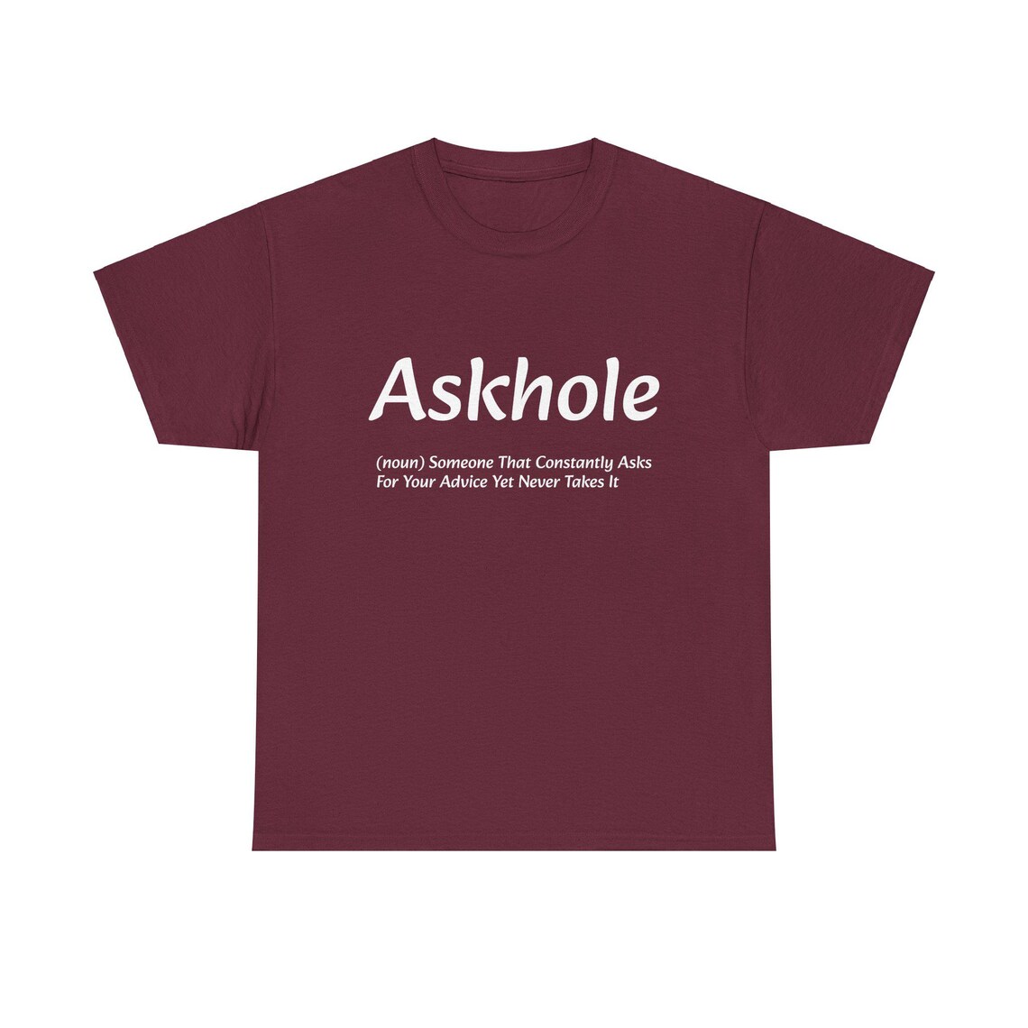 Askhole Definition Tee - Etsy