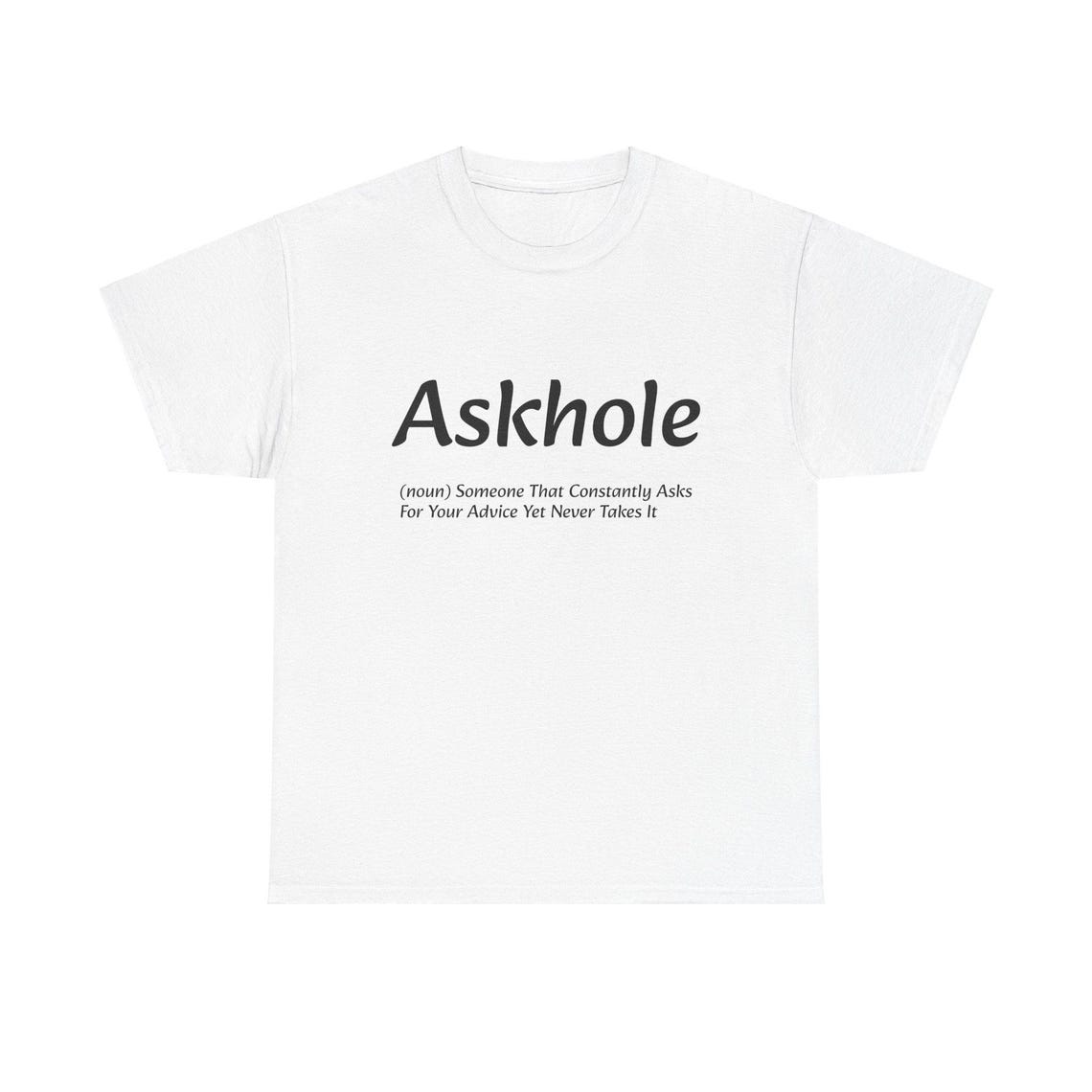 Askhole Definition Tee - Etsy
