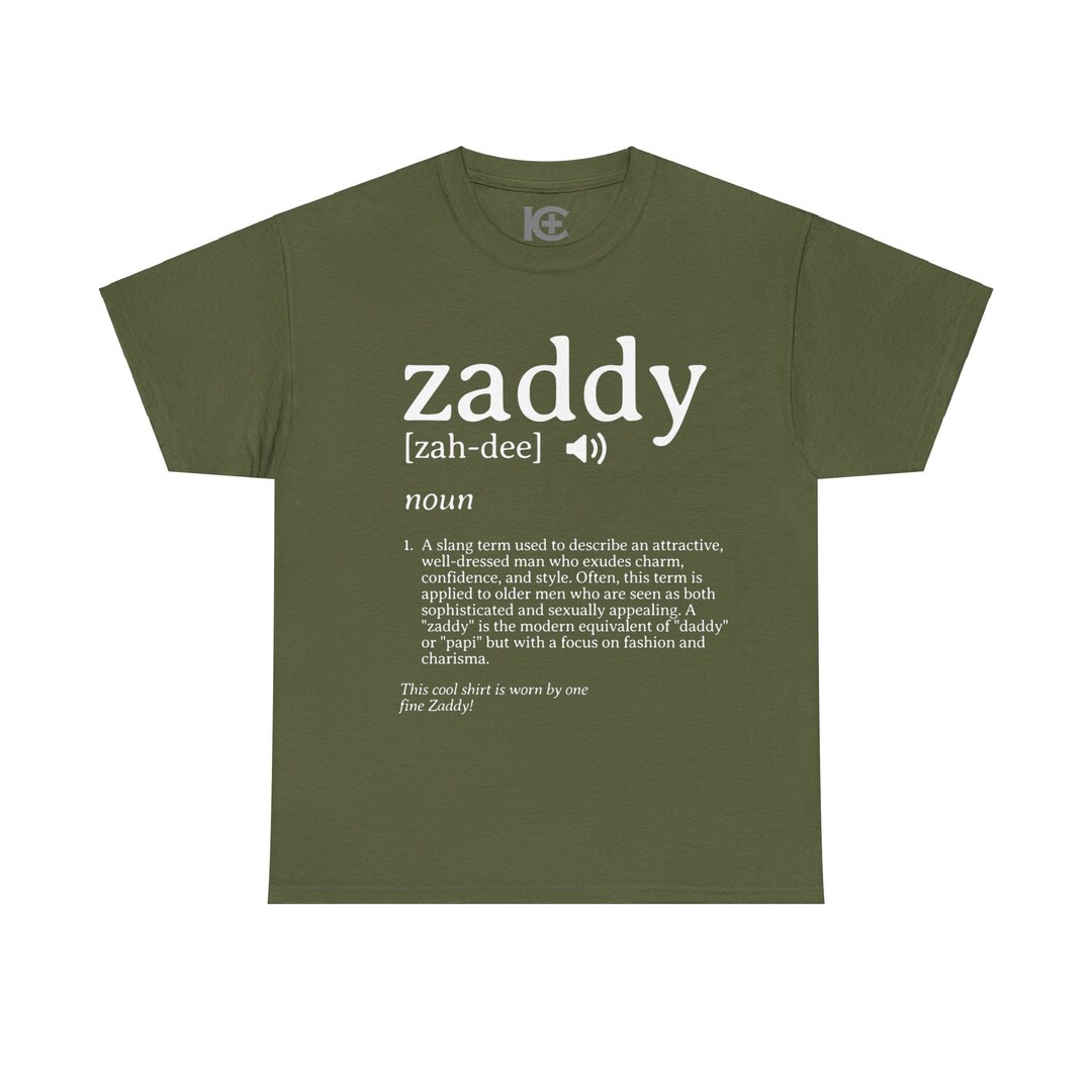 Funny Dad Tee - Zaddy T-shirt - Cool Dad Gift - Fathers Day T-shirt ...
