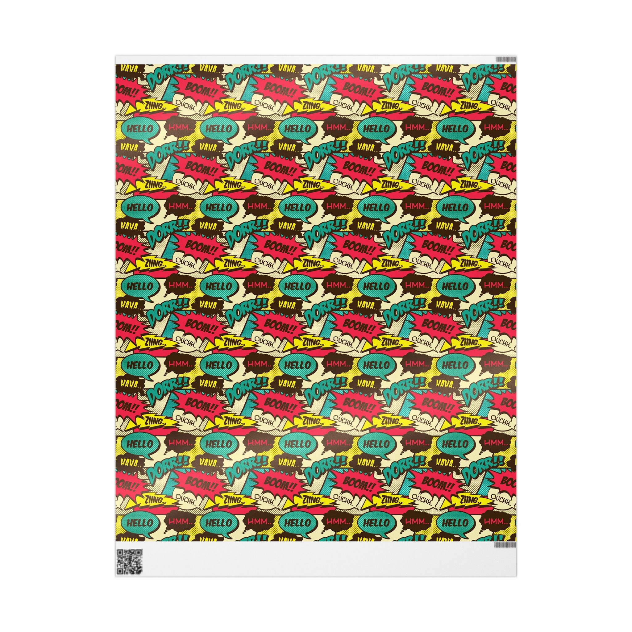 Superhero Wrapping Paper | Fun Gift Wrap | Superhero Wrap | Superhero ...