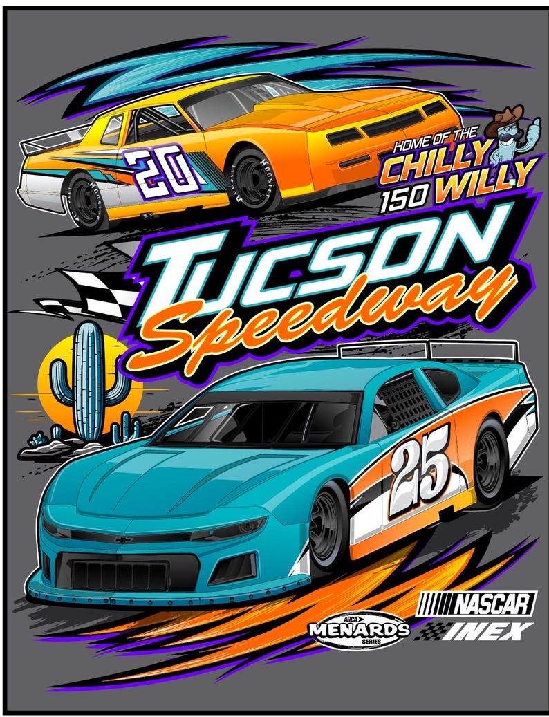 Custom 2-car Racing T-shirt Design: Dirt Track Tee (ai, Eps, Pdf, Png ...
