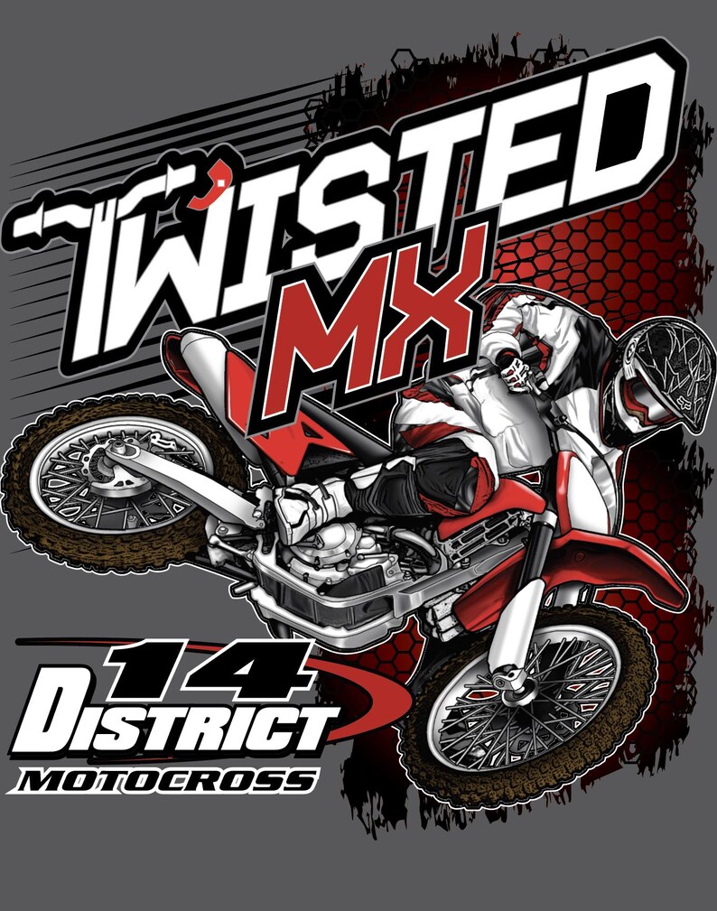 Custom Motocross Bike Design: Your Name & Number (ai, Eps, Pdf, Png) - Etsy