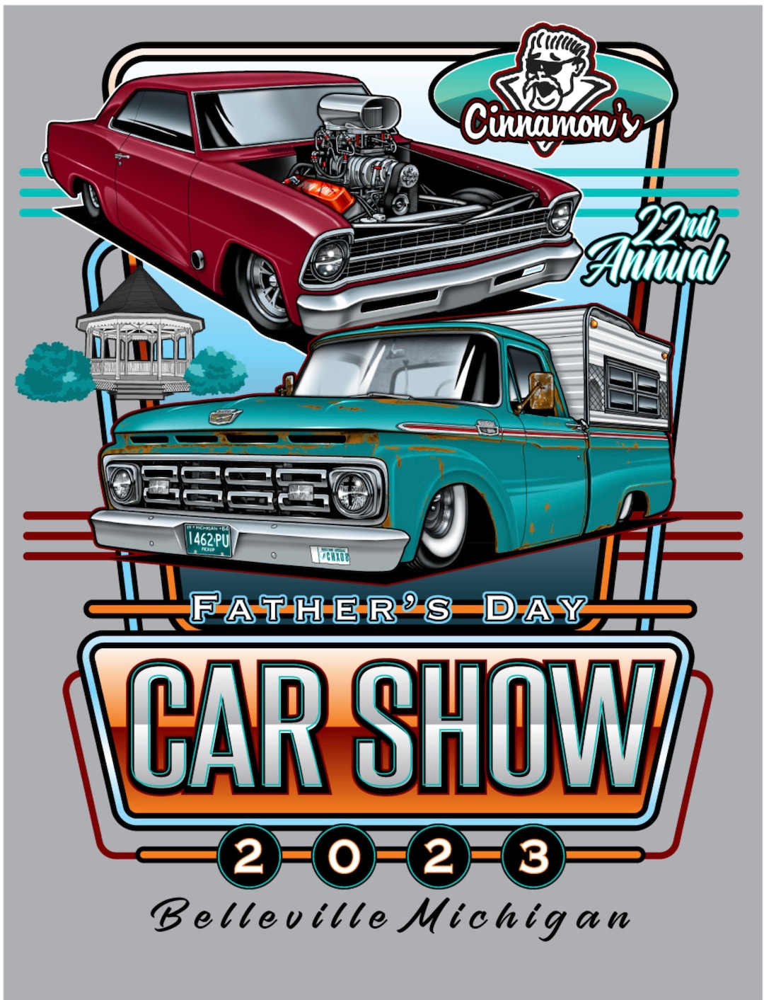 Custom Car Show Shirt Design: Direct to Film Transfers, DTF Transfers ...