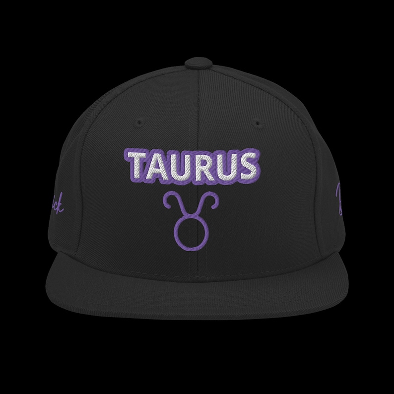 Zodiac Sign Snapback Hat, Aquarius Baseball Cap, Customized Trucker Hat ...