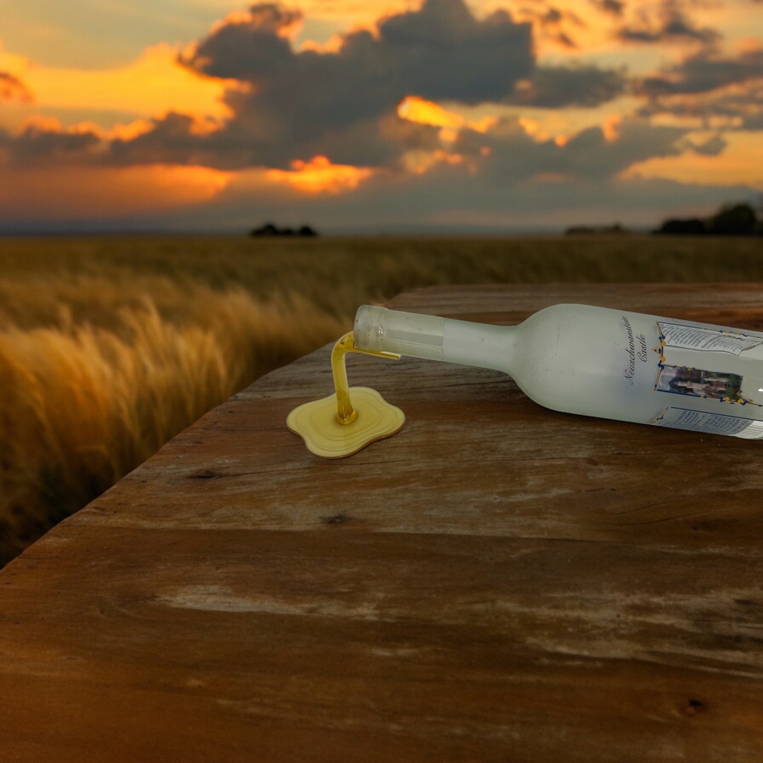 Spilled Wine Bottle Holder Fun and Unique Way to Display Your Favorite ...