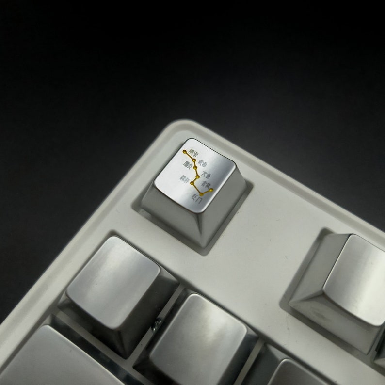 Original Star Keycaps Constellation Ursa Major Artisan Metal Keycap ...