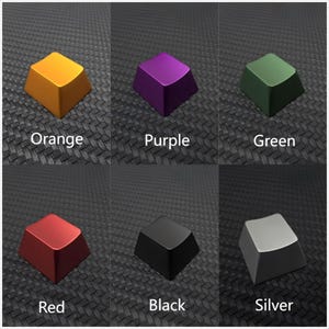 Custom Aluminum Artisan Keycap Set - Soft Touch Texture With Crisp ...