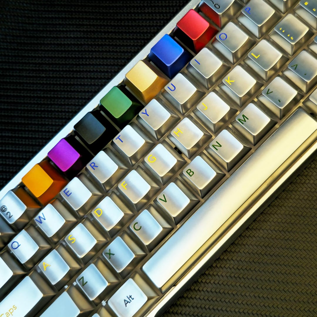 Custom Aluminum Artisan Keycap Set - Soft Touch Texture With Crisp ...