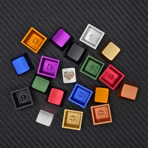 Custom Aluminum Artisan Keycap Set - Soft Touch Texture With Crisp ...