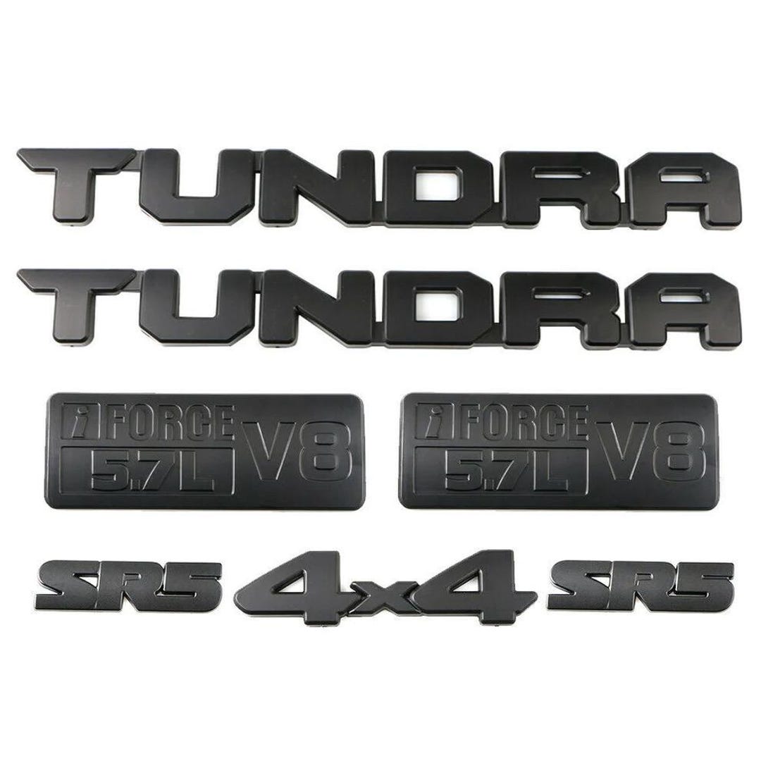 Toyota Tundra SR5 Black Emblems | 2014-2021 Blackout Kit PT948-34181-02 ...