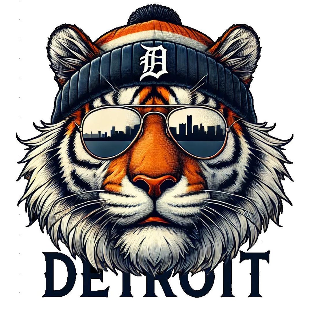 Detroit Tigers Graphic Design - Etsy