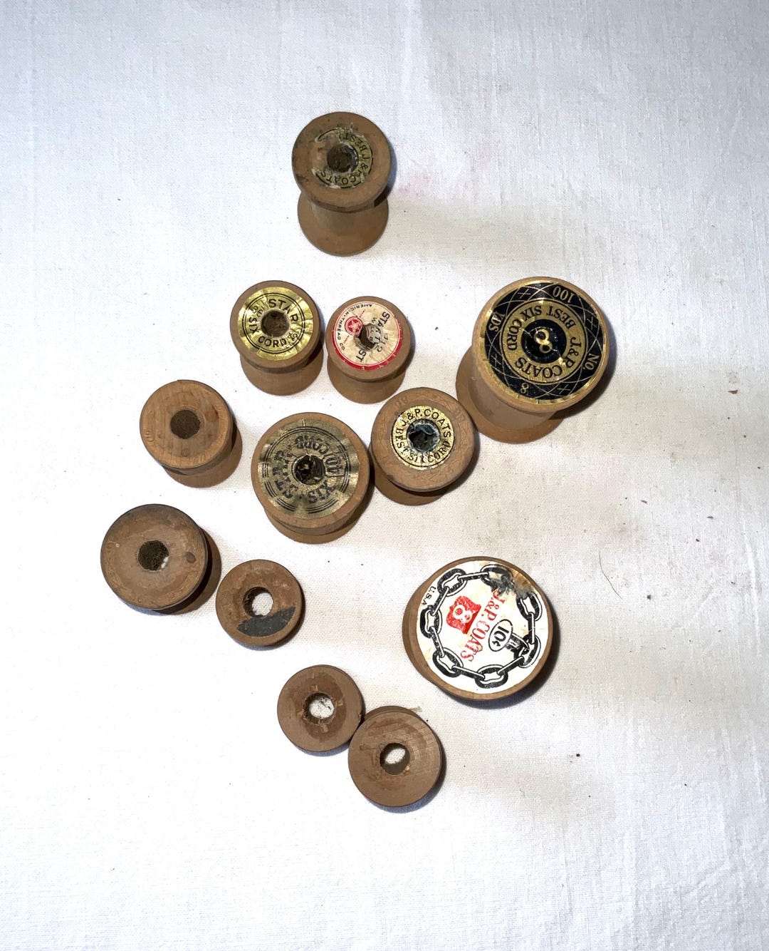Vintage Wood Sewing Thread Spools - 20 Bag 3 - Etsy