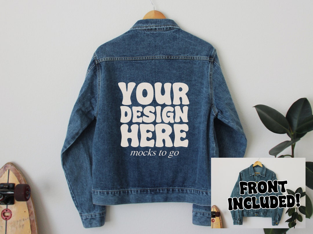 MWW Denim Jacket Mockup | Mens | Jean Jacket Mockup | Boho - Etsy