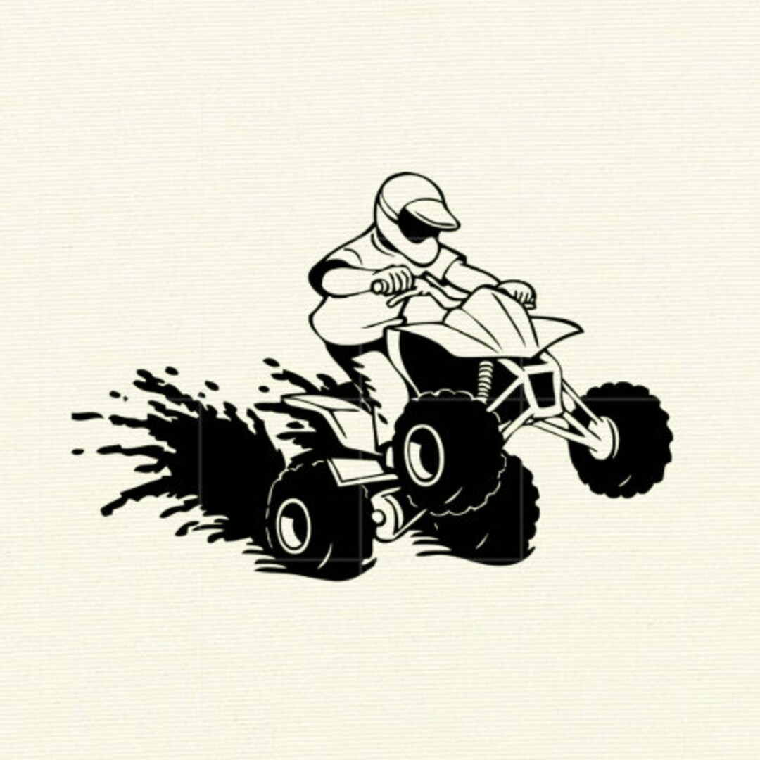 4-wheeler, ATV Clipart,png SVG | Quad Bike Off-road Clipart | Mud ...