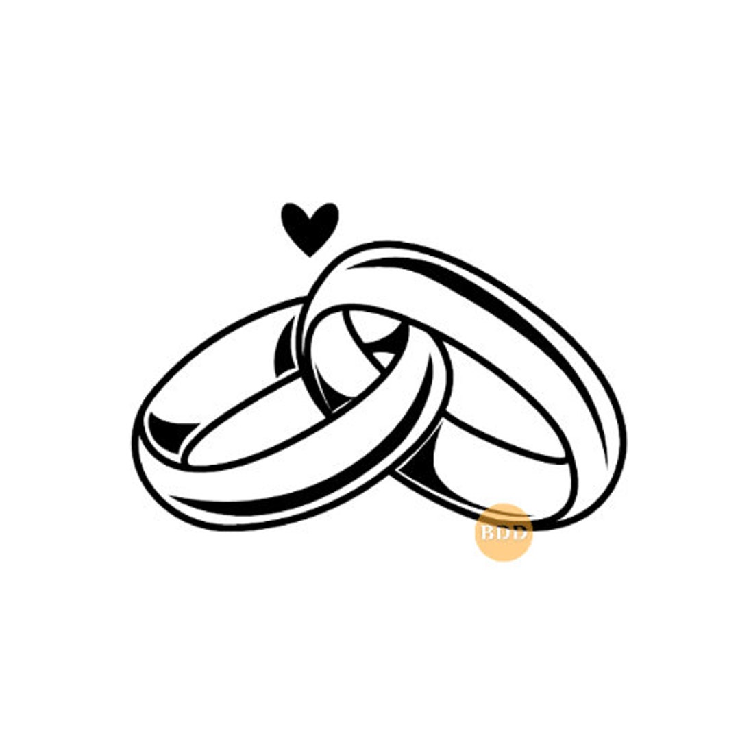 Marriage Rings SVG,PNG - Etsy