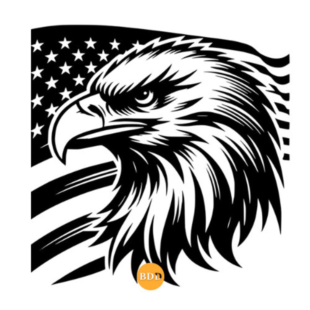 Veteran With Eagle America Flag Svg, Memorial Day Svg, 4th of July PNG ...