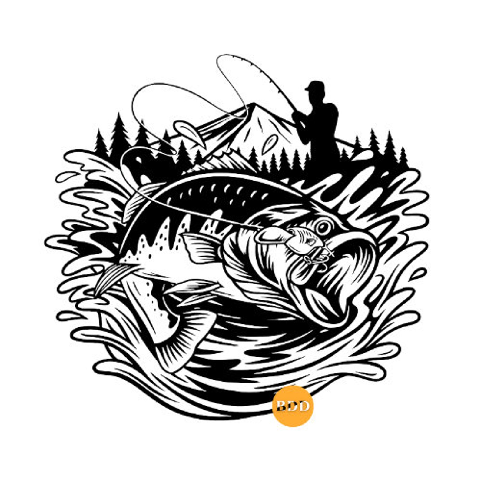 Fishing SVG,PNG - Etsy