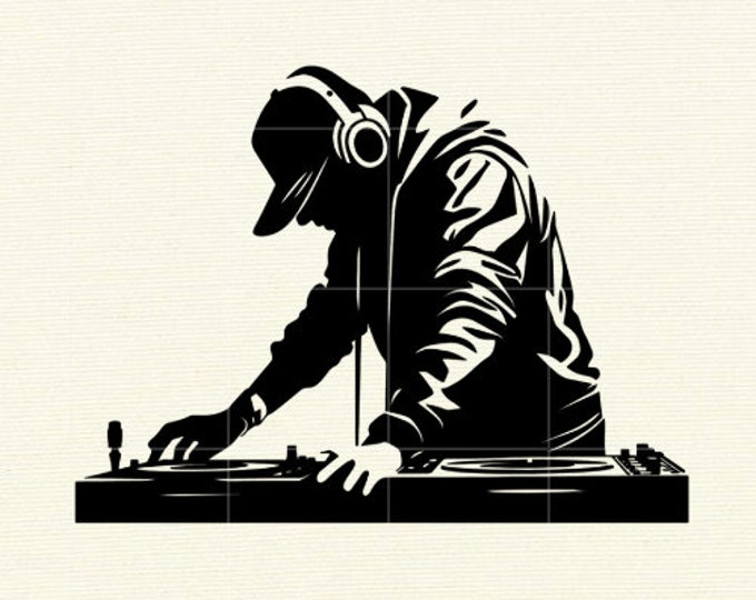 DJ SVG & PNG Set Turntable, Record Player, Disco Music Png Dj Set ...