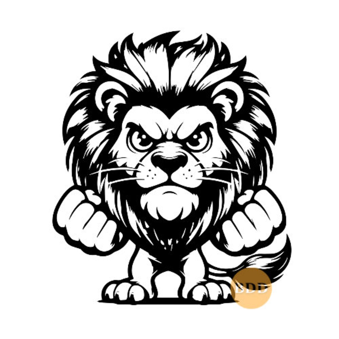 Angry Lion SVG,PNG - Etsy