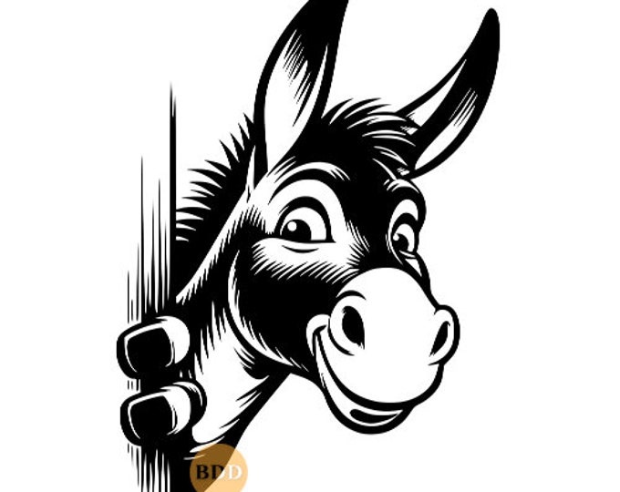 Esel svg, Esel png , Esel Clipart, Esel Shirt, Bauernhof Tier svg, Esel ...
