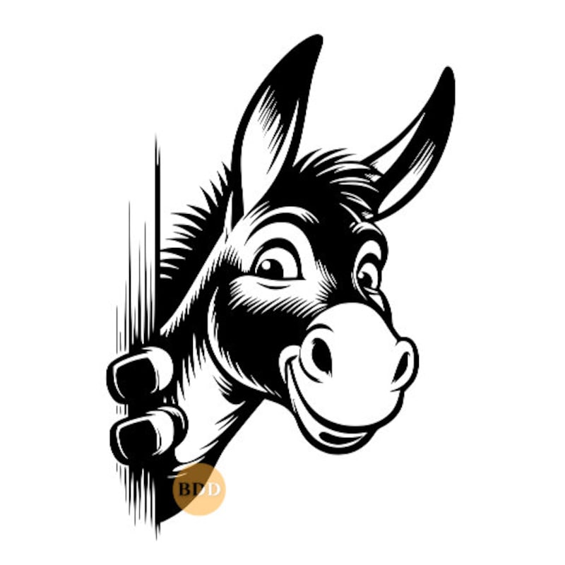 Donkey Svg - Etsy