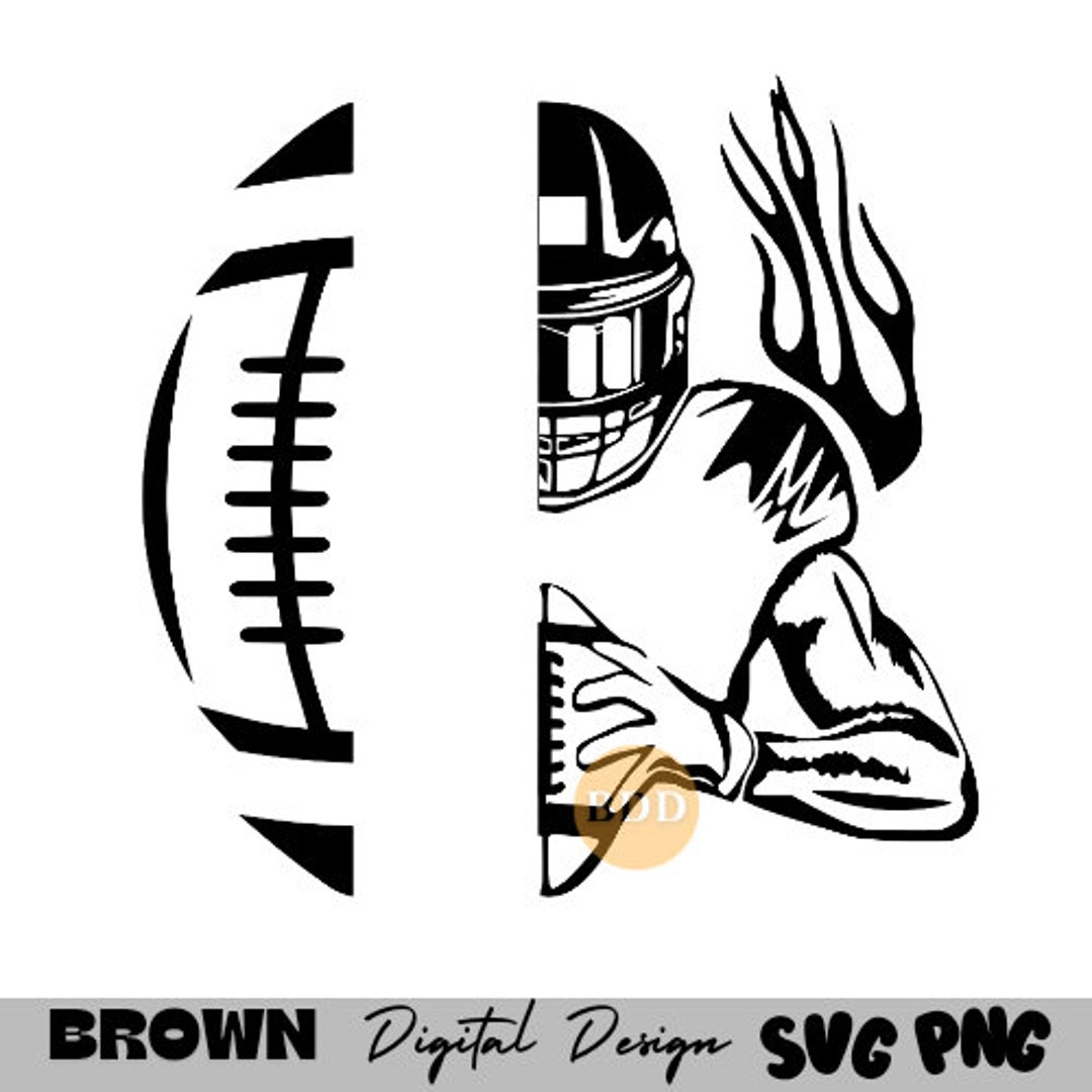 Football Name Monogram SVG,PNG - Etsy