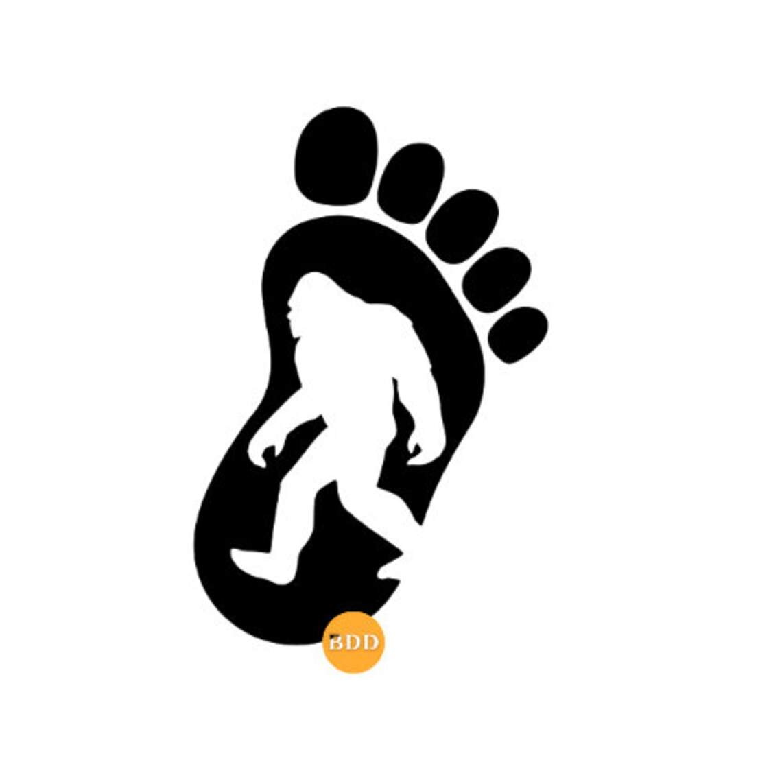Bigfoot Foot SVG,PNG - Etsy